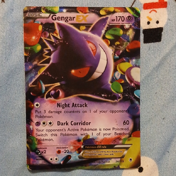 Pokemon | Toys | Pokemon Gengar Ex Basic | Poshmark